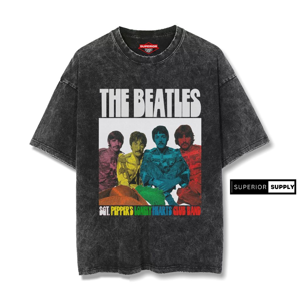 Jual SUPERIOR Kaos TB Oversize Stonewash Washed Tshirt streetwear TB-9 ...