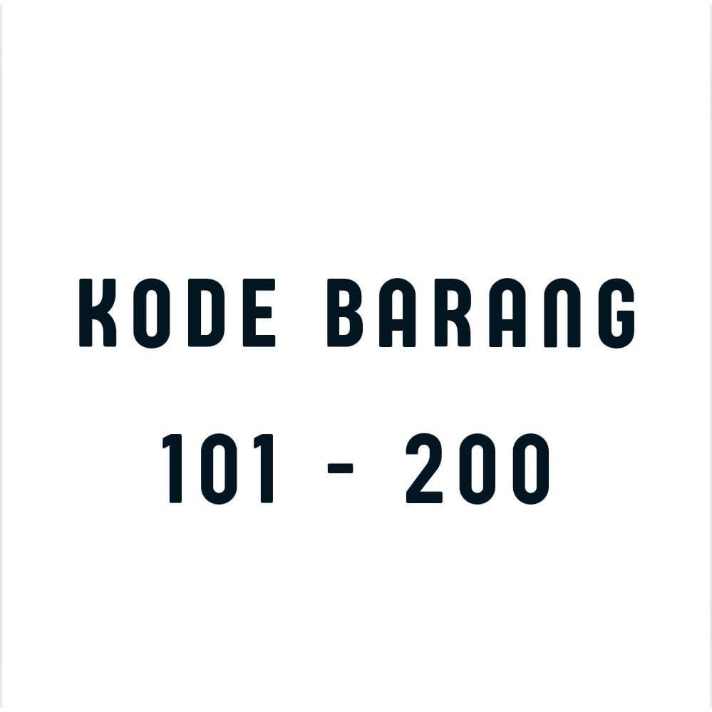 Jual KODE BARANG 101 - 200 | Shopee Indonesia