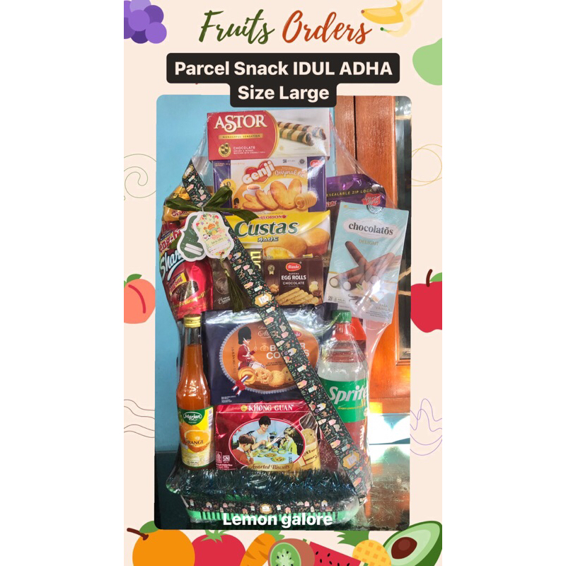 Jual Premium Parcel Snack Lebaran / Hampers Snack Idul Fitri Besar ...