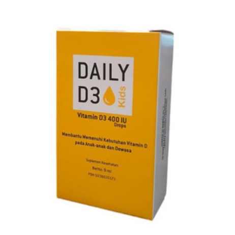 Jual Daily D3 Kids - Vitamin D3 Drops - Vitamin D3 400 IU Tetes ...