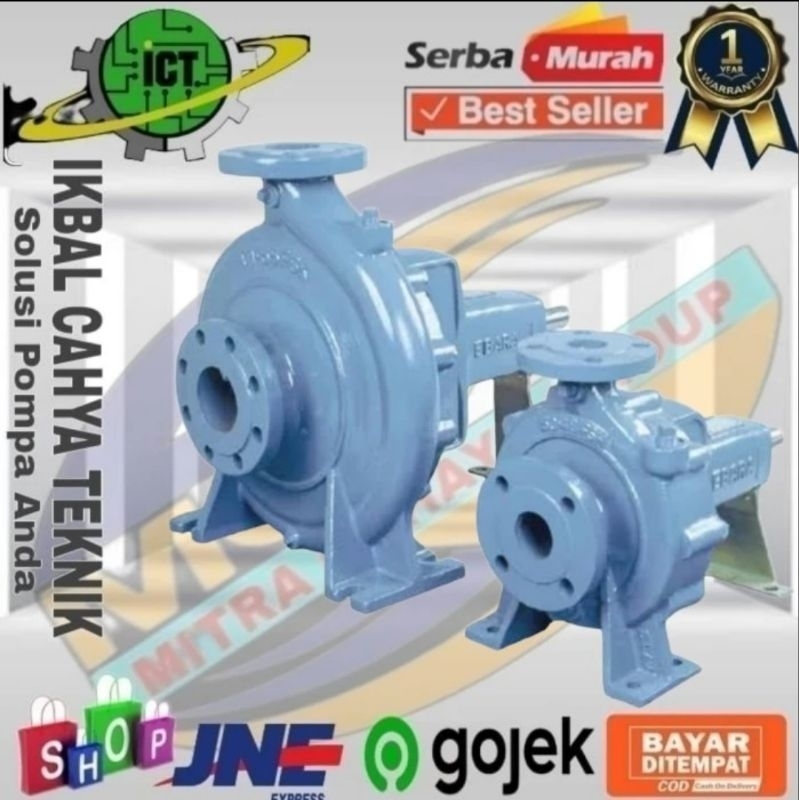 Jual EBARA POMPA CENTRIFUGAL END SUCTION EBARA 80x65 FSJA (MS) 3" x 2.5" | Shopee Indonesia
