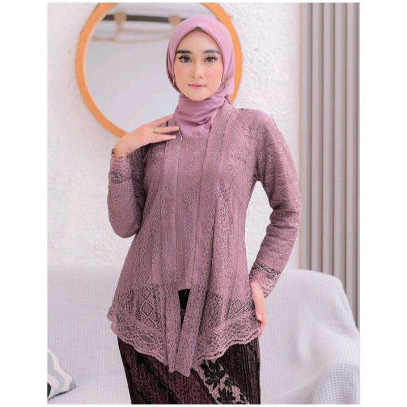 Jual Setelan Kebaya Kutu Baru Brokat Malika / Kebaya Kartini Brokat ...