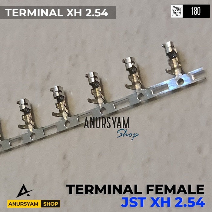 Jual [180] Female Crimp Pin Terminal Connector JST XH 2.54 Pitch XH2.5 | Shopee Indonesia