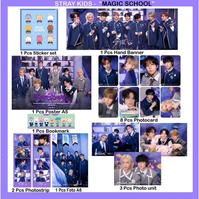 Jual SKZ Stray kids Magic school Fankit set skzoo | Shopee Indonesia