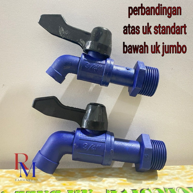 Jual kran amico pvc 3/4 jumbo 3/4 kecil ( standart ) | Shopee Indonesia