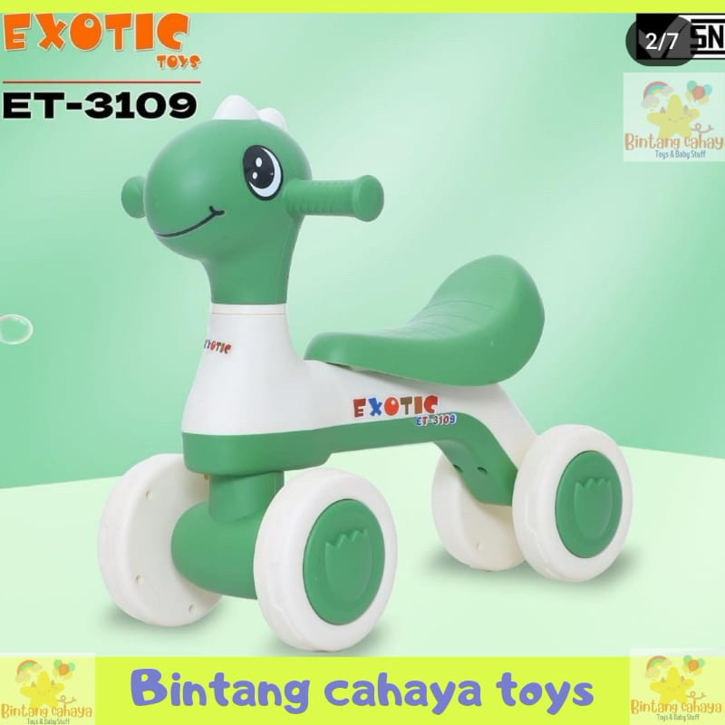 Jual Sepeda dorong anak balance bike mainan play ground Exotic ET 2005 ...