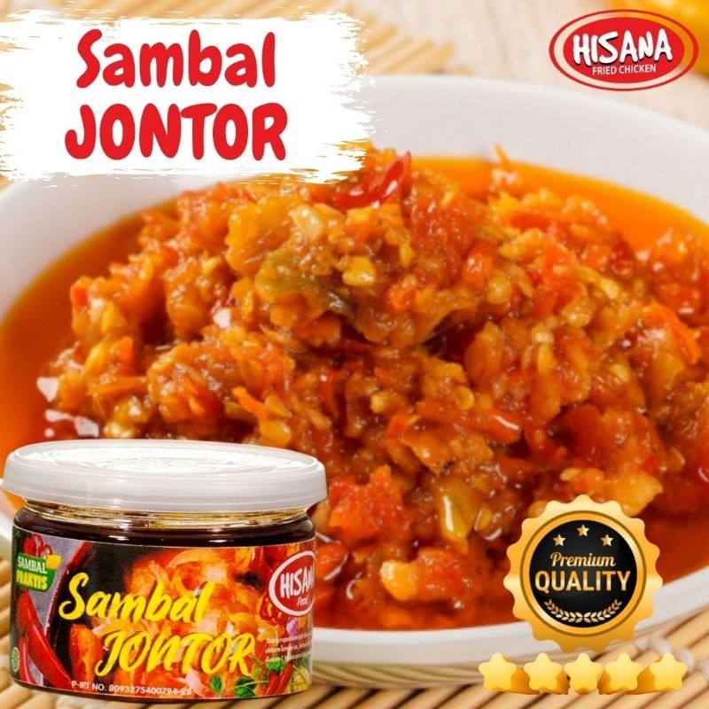 Jual SAMBAL JONTOR SUPER EXTRA PEDAS TOPLES 120gr HISANA ORIGINAL ...
