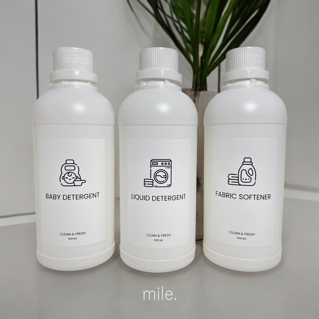 Jual BOTOL REFILL 500ML DETERGENT LIQUID/WADAH ISI ULANG SABUN CAIR ...