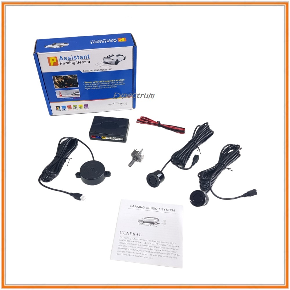 Jual Sensor Parkir Mobil / Sensor Mundur Mobil 2 Titik Bunyi Beep ...