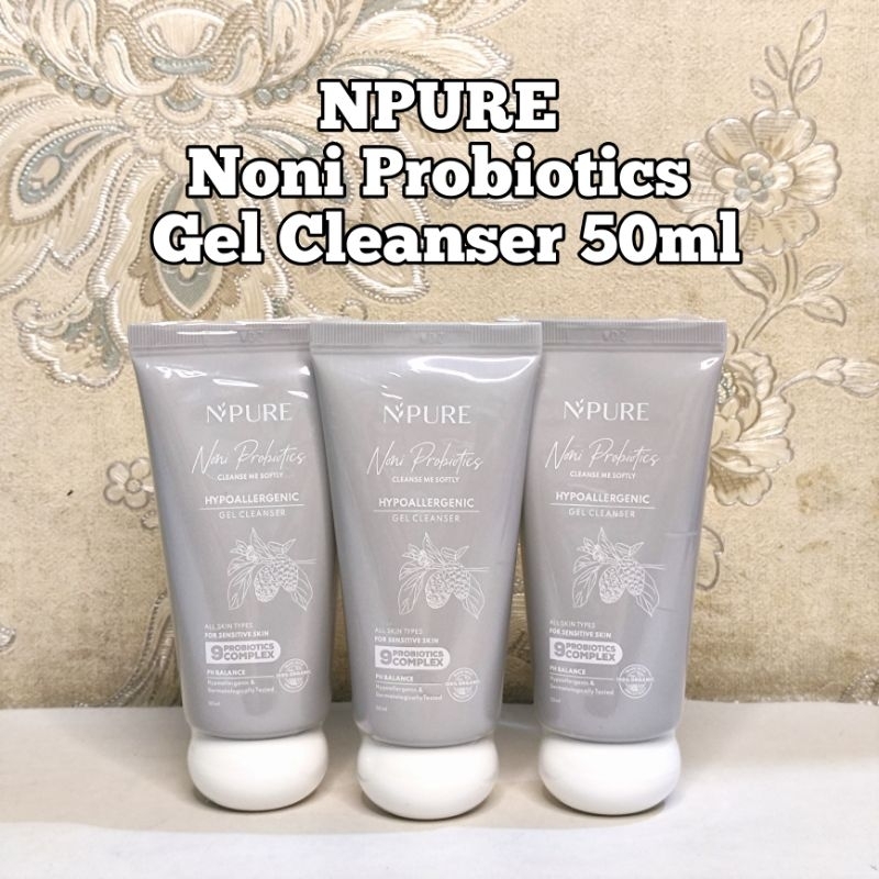 Jual NPURE Noni Probiotics Gel Cleanser 50ml | Shopee Indonesia