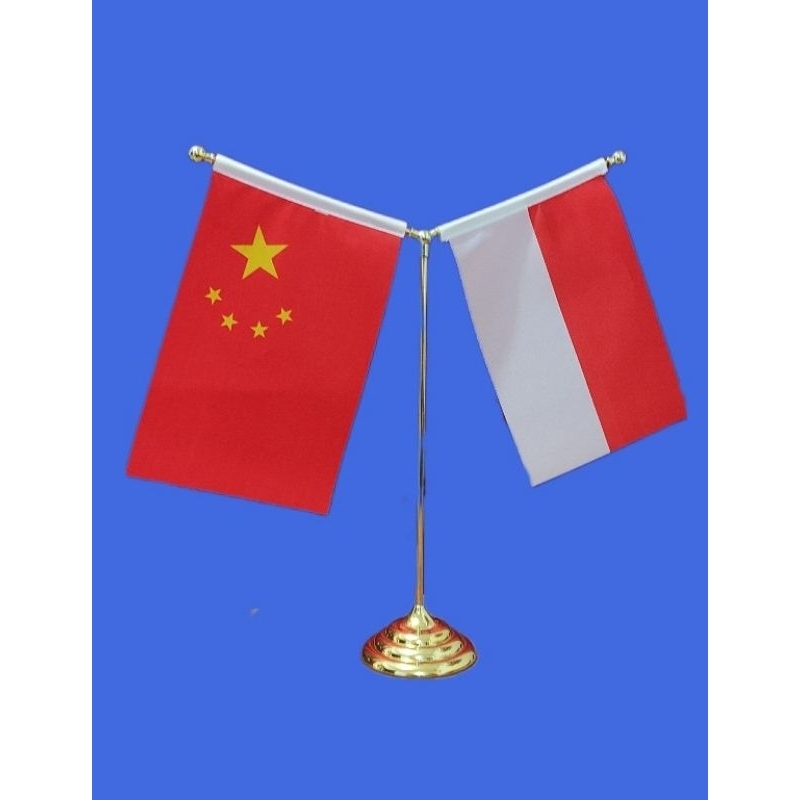 Jual Bendera meja 2 negara INDONESIA dan CHINA | Shopee Indonesia