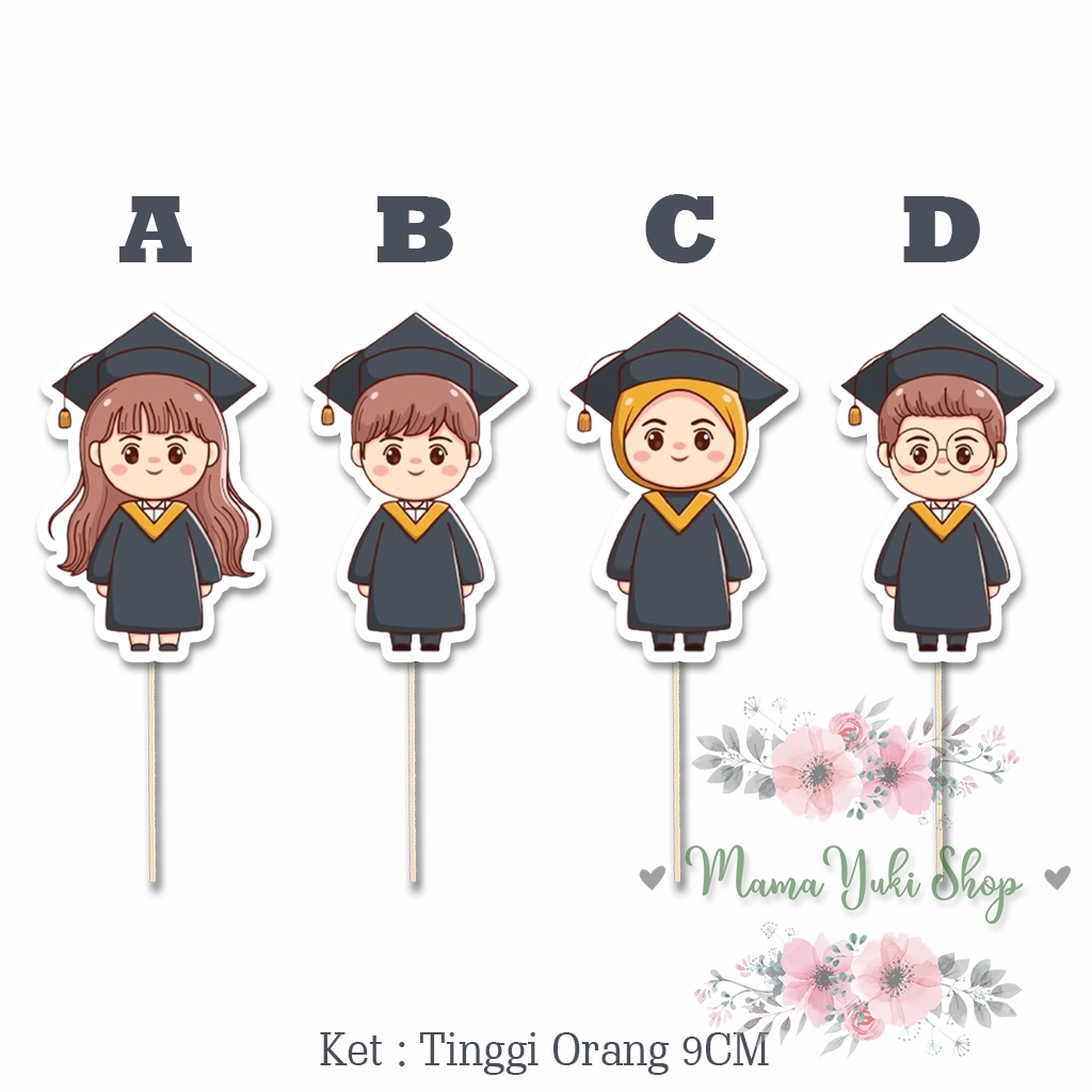 Jual TOPPER BUKET WISUDA GRADUATION | Shopee Indonesia