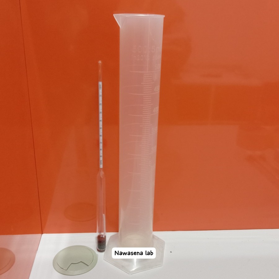 Jual Hydrometer Density Solar 800-900 Plus Gelas Ukur PP 500ml | Shopee ...