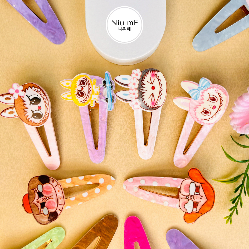 Jual Niu mE Jepit/Jepitan Rambut Clips Set Isi 2 Karakter Crybaby ...