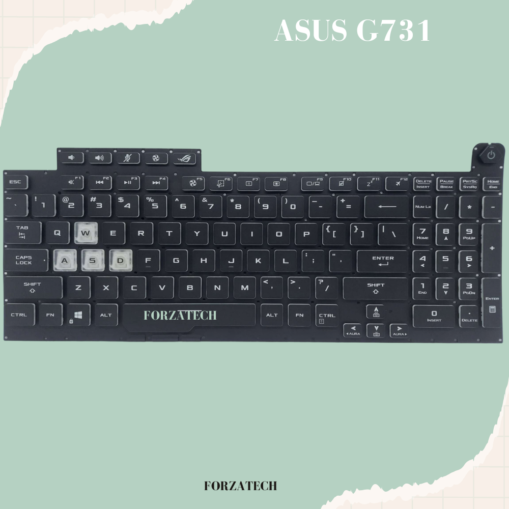 Jual KEYBOARD ASUS ROG STRIX G531 G531G G731 RGB 8 PIN BACKLIGHT ...