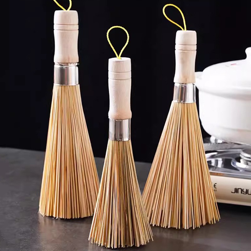 Jual Sapu Wajan / Sapu Kuali / Bamboo Wok Brush PR0373 | Shopee Indonesia