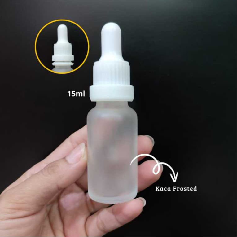 Jual Botol Serum Skincare Essence Dropper Pipet Kaca Frosted Doff Botol ...