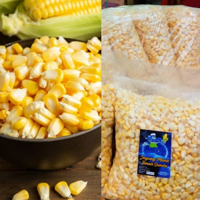 Jual Jagung Pipil Frozen 1kg / jasuke sweet corn jagung rebus mix ...