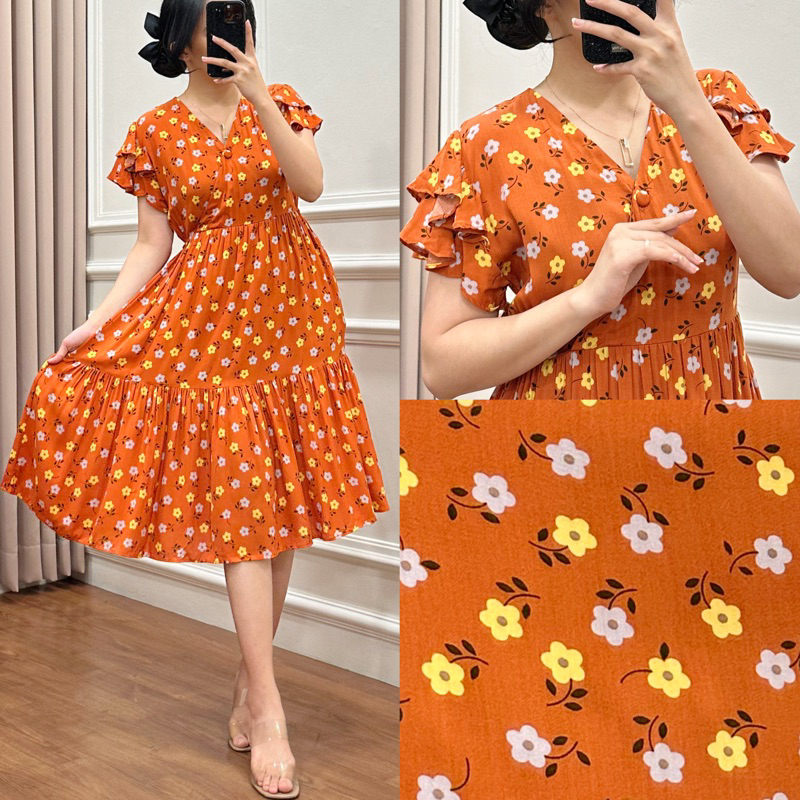 Jual Amariel Jenny Dress Daster Nyaman Bumil Busui Friendly | Shopee ...