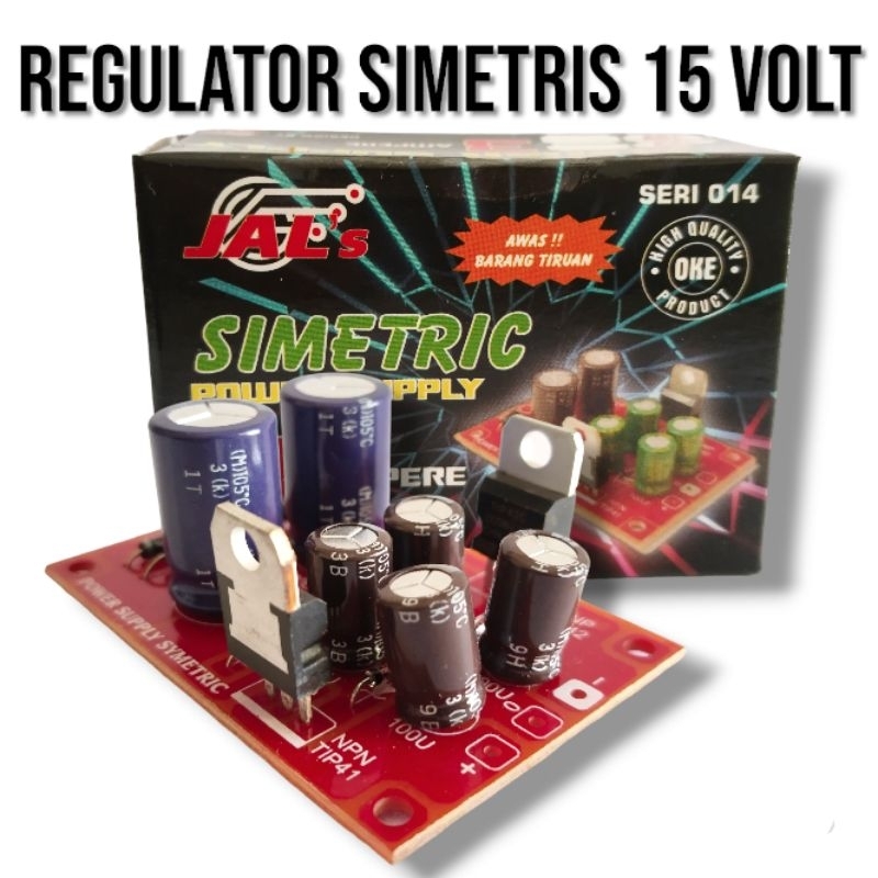 Jual KIT JAL SIMETRIS POWER SUPLY 3 AMPER 15V KIT REGULATOR SIMETRIS 15 ...