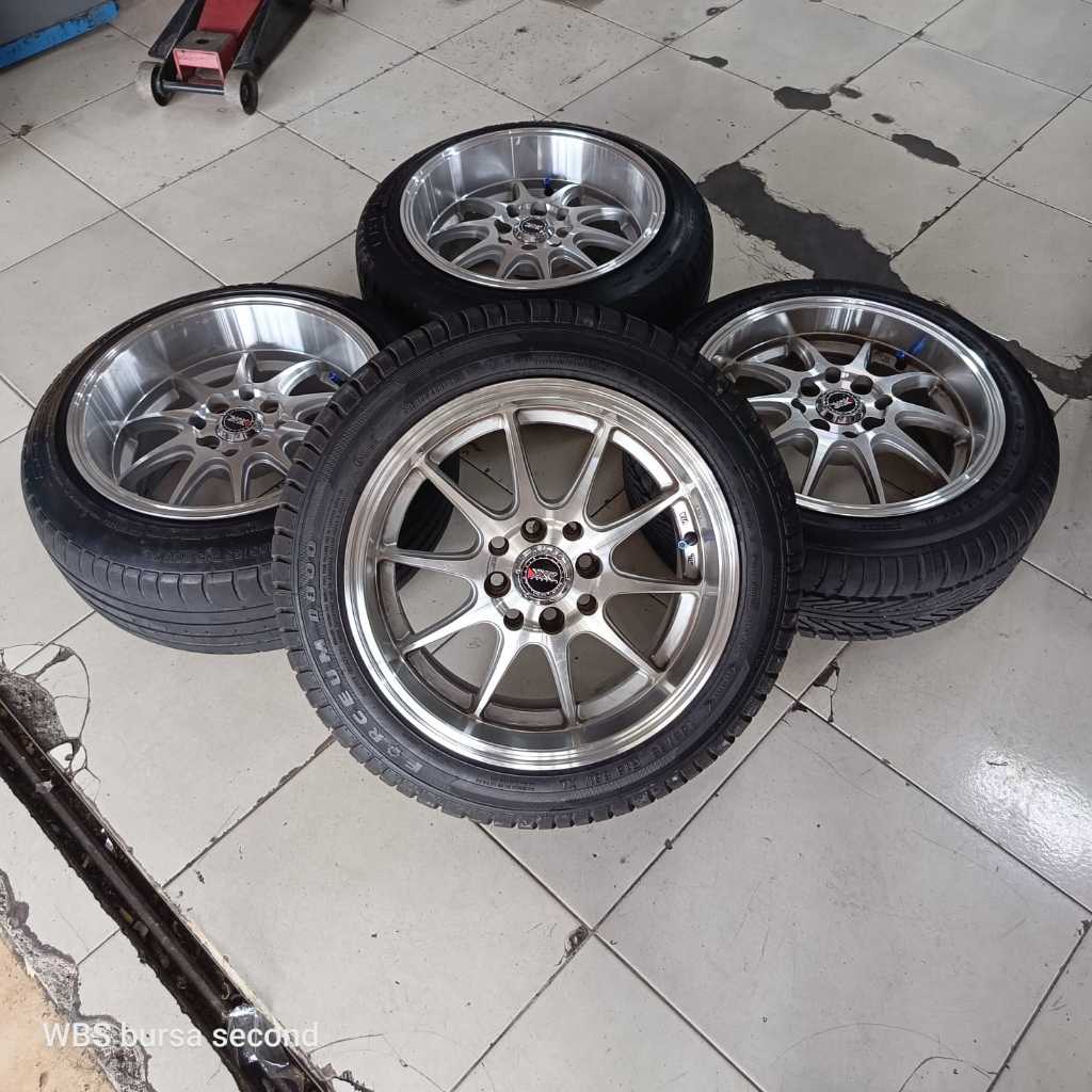 Jual Velg Mobil Racing Bekas R15 Type XXR + Ban Forceum 185 55 R15 Pnp ...
