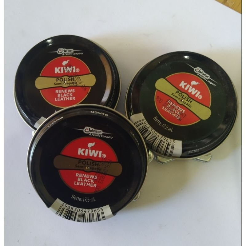 Jual Kiwi Polish Semir sepatu 17,5ml Hitam | Shopee Indonesia