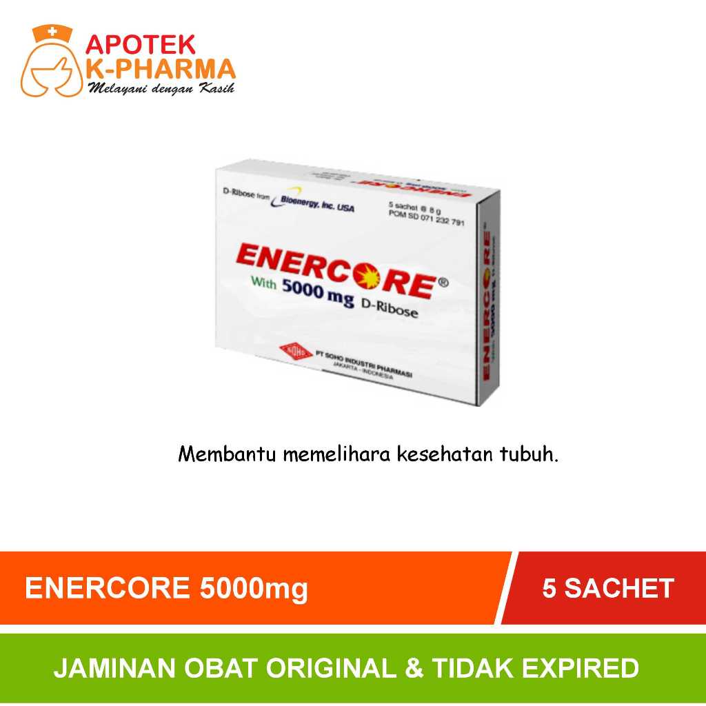Jual Enercore 5000mg Box Isi 5 Sachet Obat Original | Shopee Indonesia