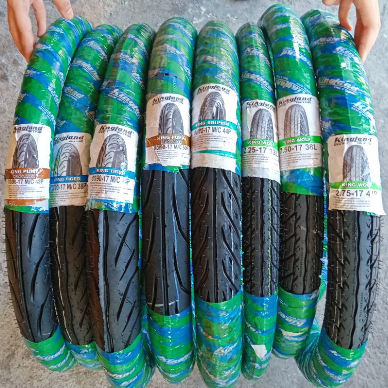 Jual BAN LUAR MOTOR BEBEK MEREK KINGLAND (RING 17) 225-17 || 250-17 || 275-17 || 70/90-17 || 80/ ...