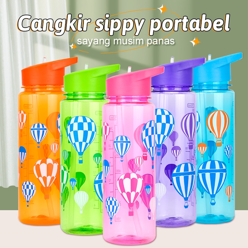 Jual botol minum 750ml Portable Botol air Anak Sport 1 Liter | Shopee ...