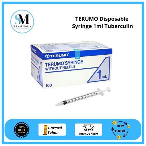 Jual Spuit Syringe TERUMO 1cc 3cc 5cc 10cc Alat Suntikan Terumo Syringe With Needle Per Box ...