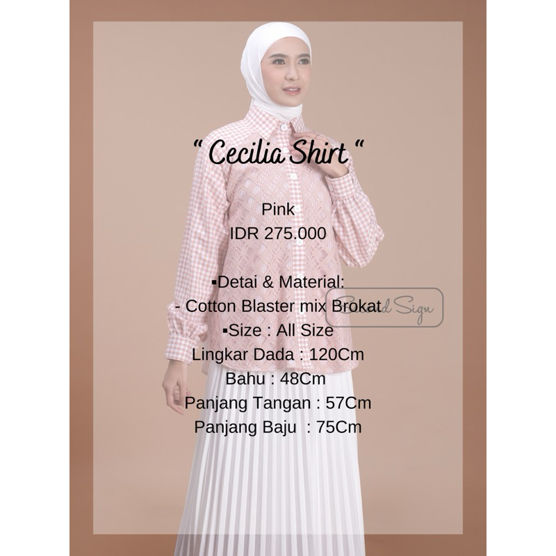 Jual Baju Second Sign - Cecilia Shirt | Shopee Indonesia