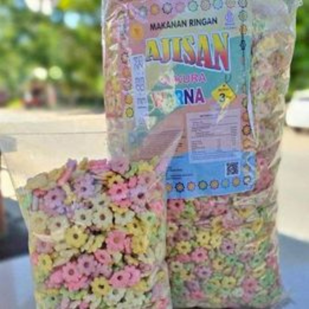 Jual jajan riri kiloan ajisan ajisan sakura ajisan snack kiloan ...