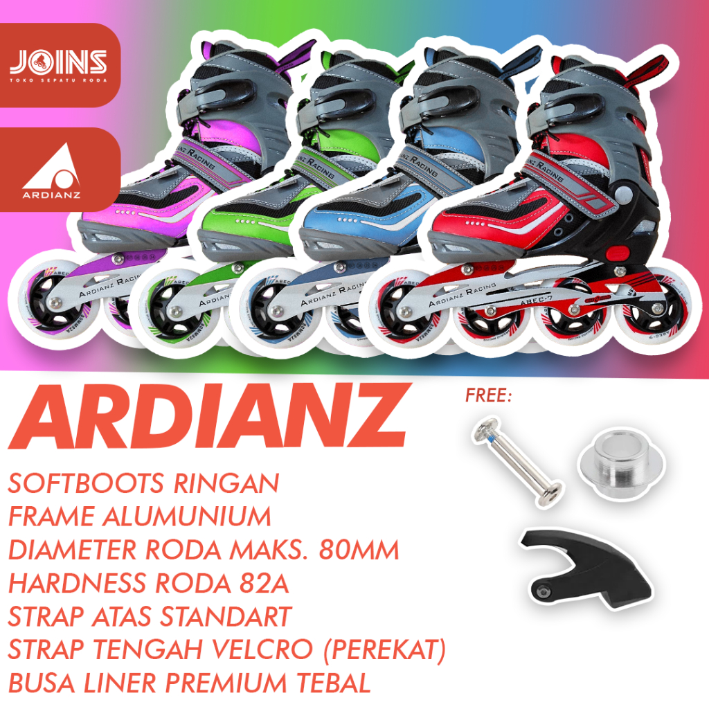 Jual Sepatu Roda Anak Inline Skate Pemula Ardianz Racing | Shopee Indonesia