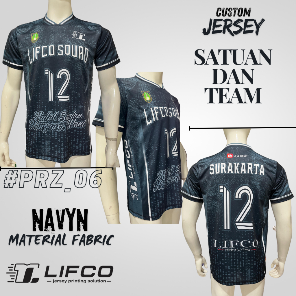 Jual JERSEY LIFCO CUSTOM ORIGINAL #PRZ SERIES COWOK (FREE REQUEST NAMA ...
