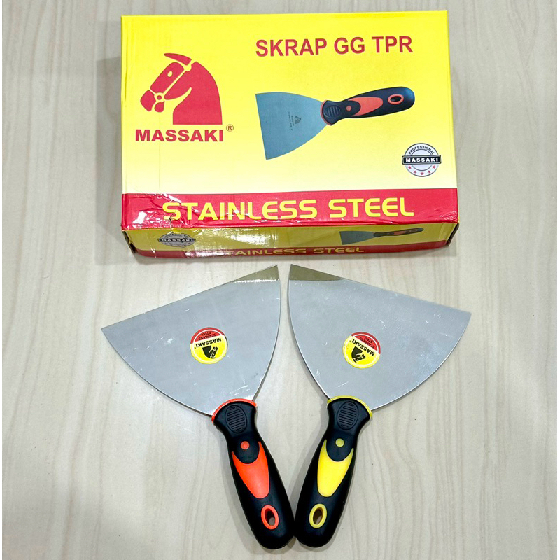 Jual MASSAKI GG KARET 6” Sekrap kape gagang karet 6"inci scrap besi ...