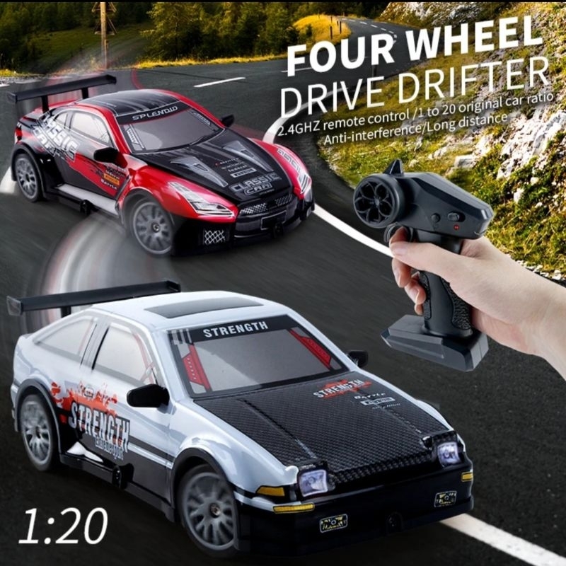 Jual [capt] Mainan Hobi Mobil Balap Drift Aksesoris Remote Control 4WD ...
