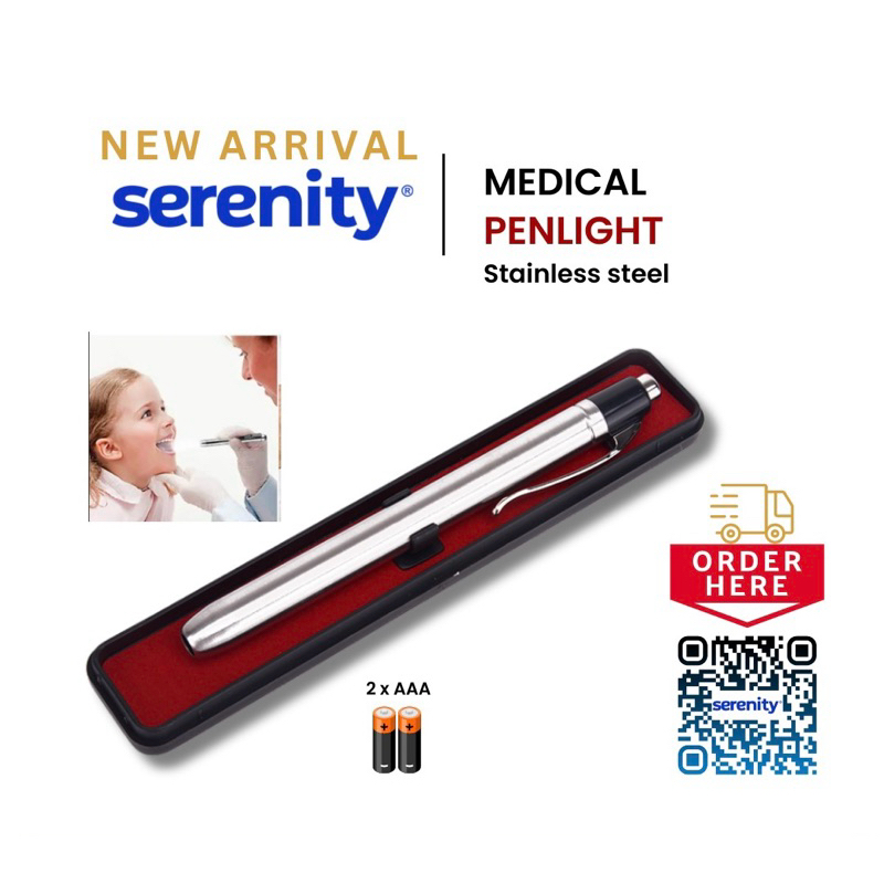 Jual Penlight Stainless Steel GENERAL CARE SERENITY LED | Shopee Indonesia