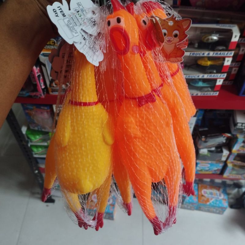 Jual Mainan Ayam Bersuara Teriak Shirling Chicken/ Mainan Bentuk Ayam ...