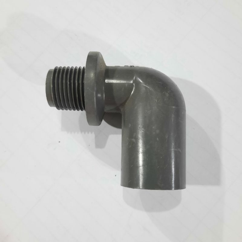 Jual Elbo Drat Luar ½ , ¾, 1 inch / Sambungan Pipa PVC Elbow Drat Luar ...