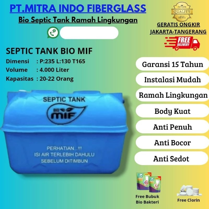 Jual septic tank 4000 liter,Biotech,Biotaff,biotank,biomiff | Shopee ...