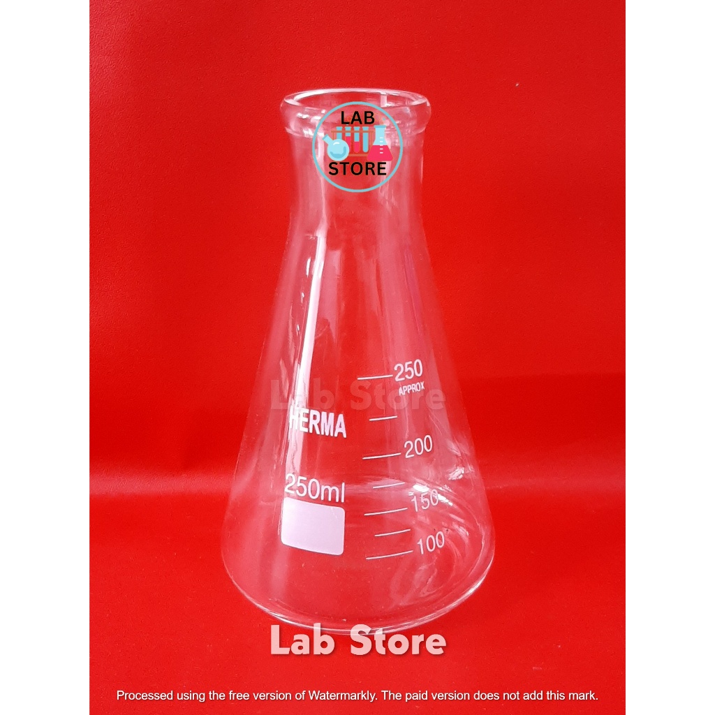 Jual Erlenmeyer Glass / Erlenmeyer Flask / Labu Erlenmeyer 250ml ... Jual Erlenmeyer Glass / Erlenmeyer Flask / Labu Erlenmeyer 250ml ...