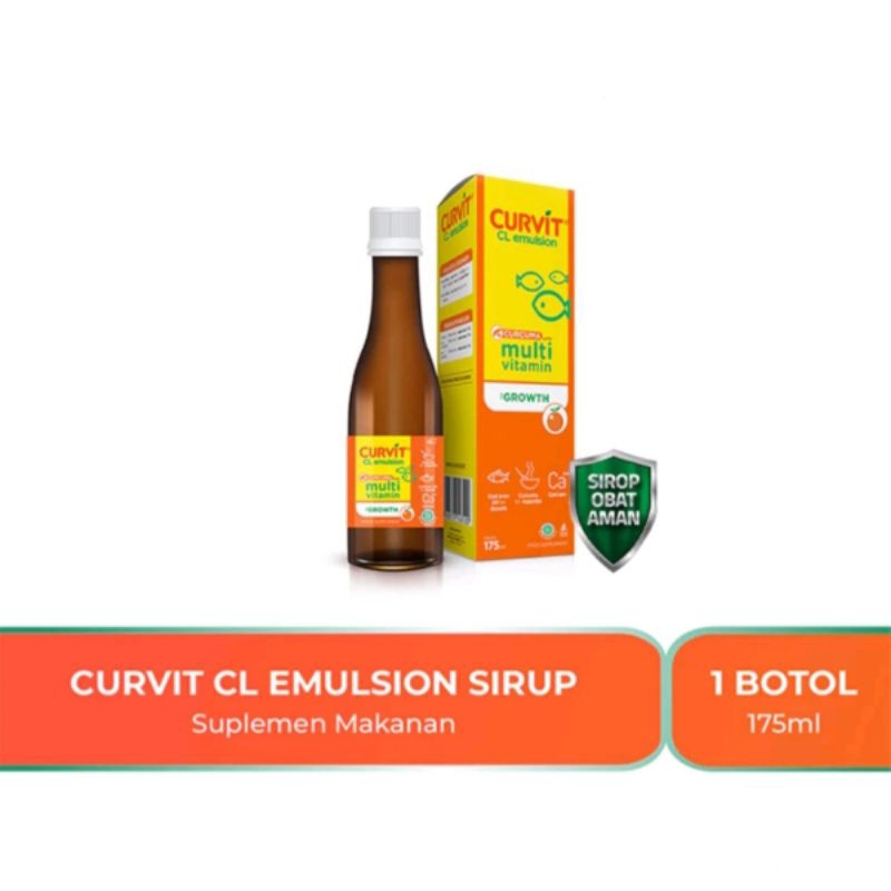 Jual CURVIT CL 175ML Elmulsion (Meningkatkan nafsu makan pada anak ...