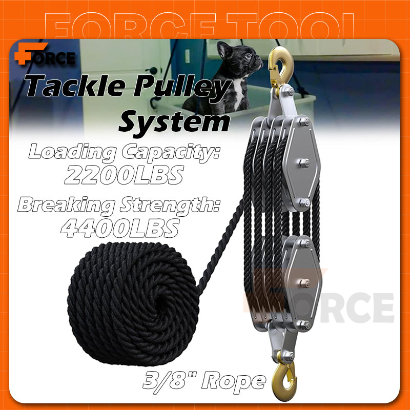 Jual 7:1 tali blok katrol hemat tenaga kerja kerekan katrol tangan ...