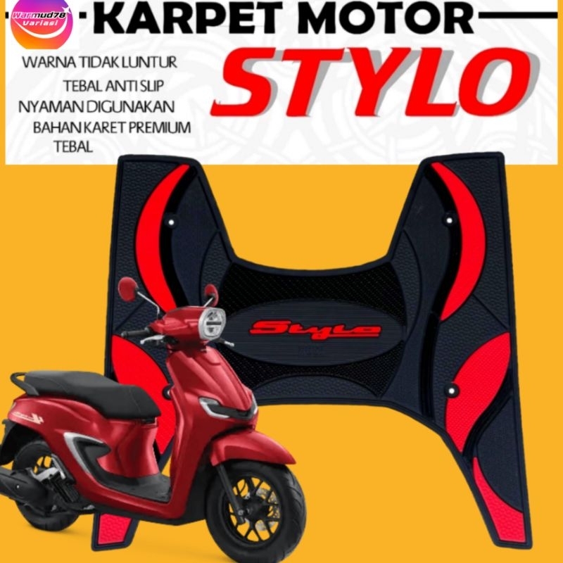 Jual Variasi Motor Stylo 160 Aksesoris Motor Karpet Motor Honda Stylo ...