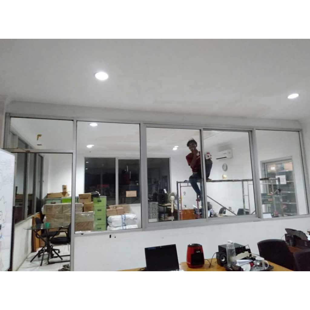 Jual Pasang Kusen Jendele Pintu Alumnium + Plafon-Partisi Gypsum/PVC ...