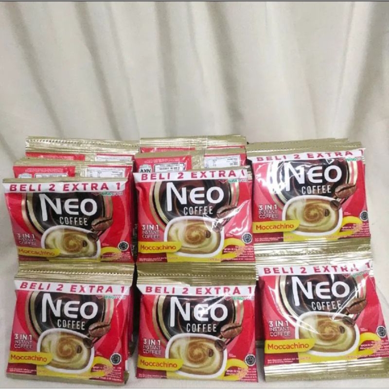 Jual KOPI NEO COFFEE MOCCHACINO ISI 15 PCS | Shopee Indonesia