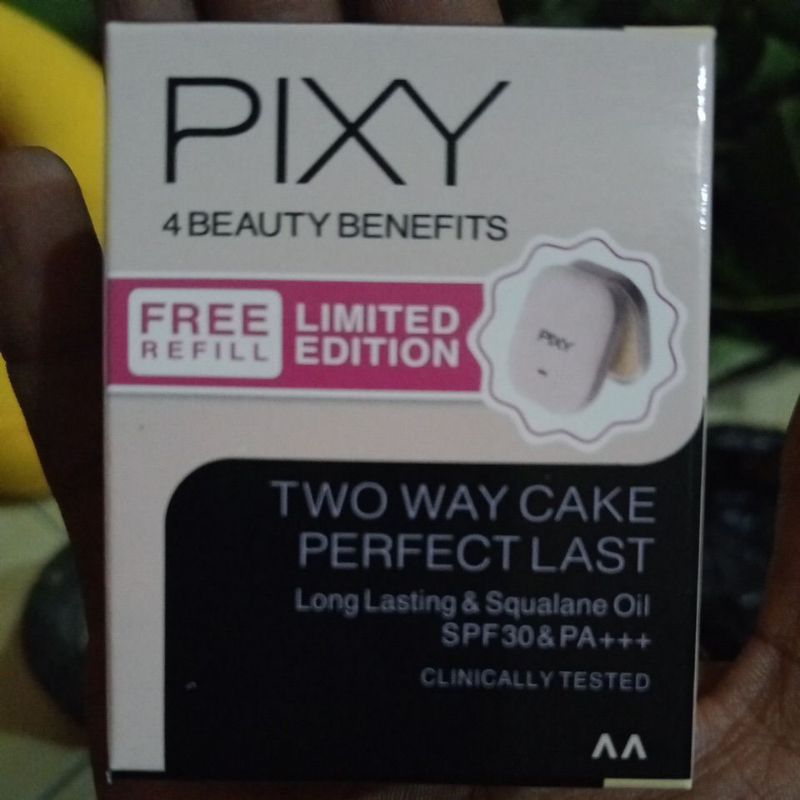 Jual PIXY TWO WAY CAKE PERFECT LAST limited edition free refill ...