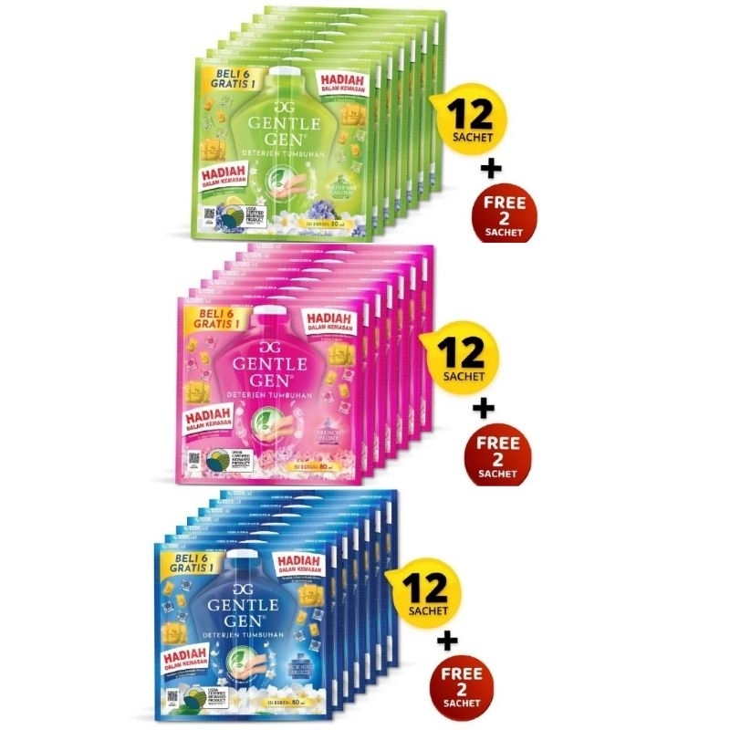 Jual Gentle Gen Sachet Isi 14 Pcs | Shopee Indonesia