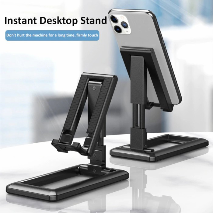 Jual Hans ! Folding SLIM BRACKET Desktop STAND HOLDER HP Foldable ...