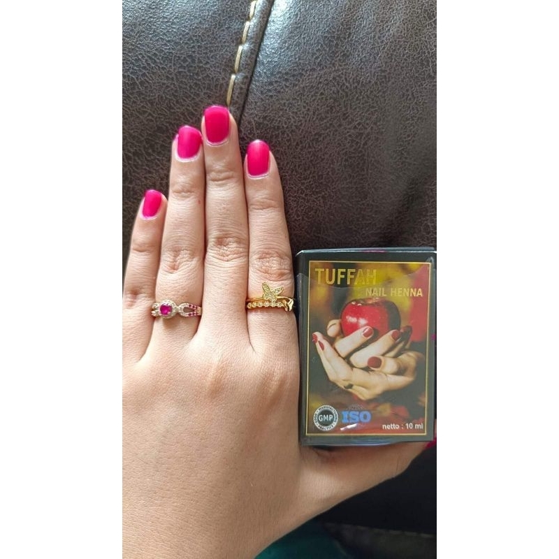 Jual Tuffah Nail Henna stok Pink | Shopee Indonesia